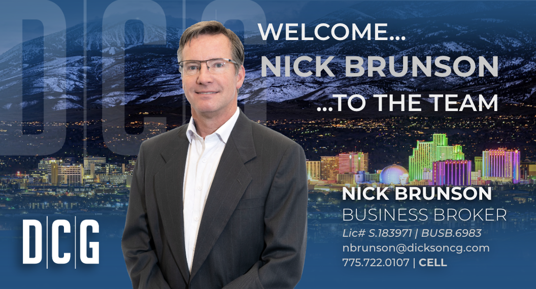 DCG Welcomes Nick Brunson to Newly Formed Business Broker Division ...